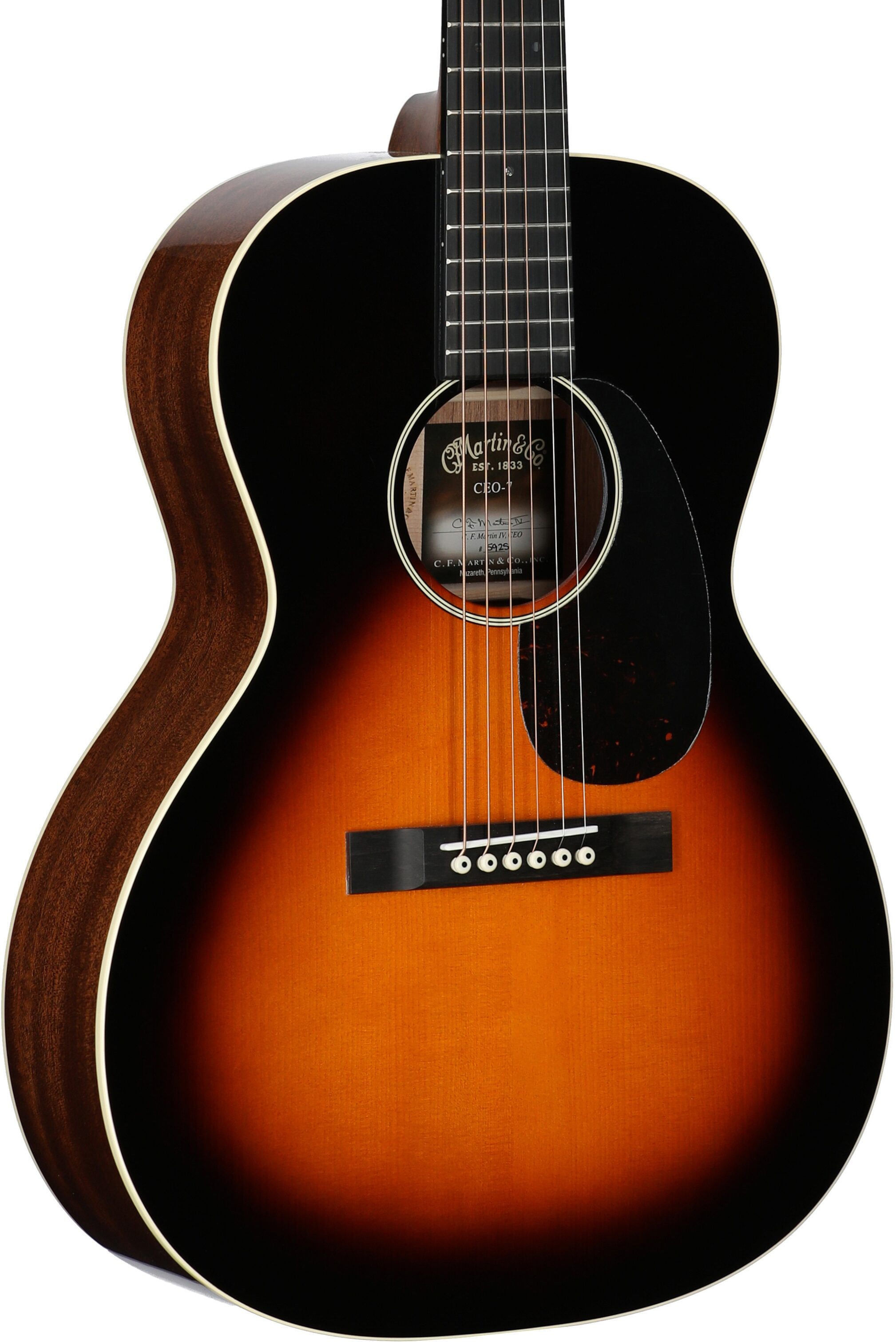 Martin CEO7 Sloped Shoulder 00 14-Fret Acoustic Guitar (with Case