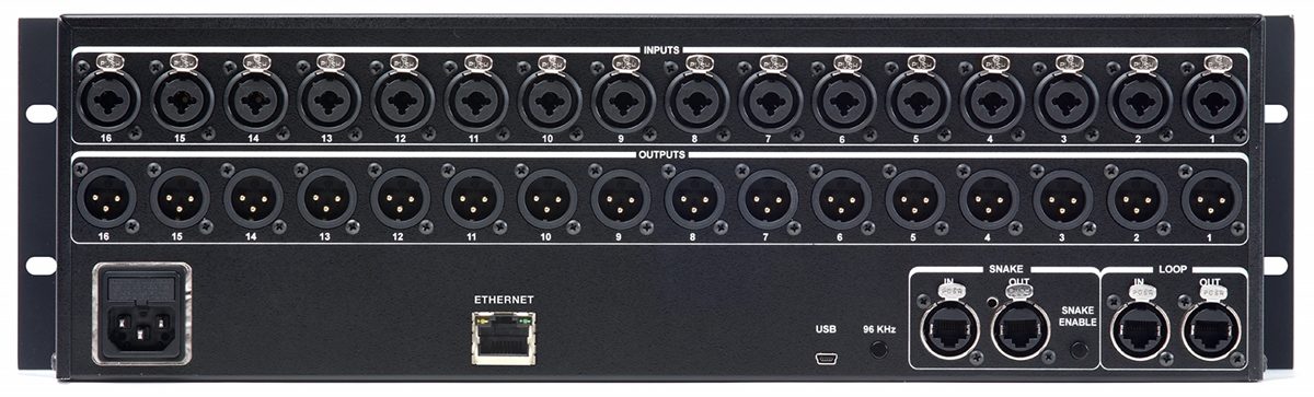 dbx TR1616 16x16 Blu Link Performance Input and Output Block Box