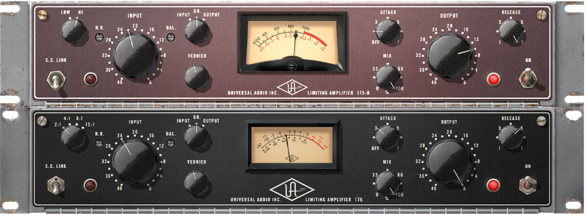 Universal Audio UAD UA 175B and 176 Tube Compressor Collection