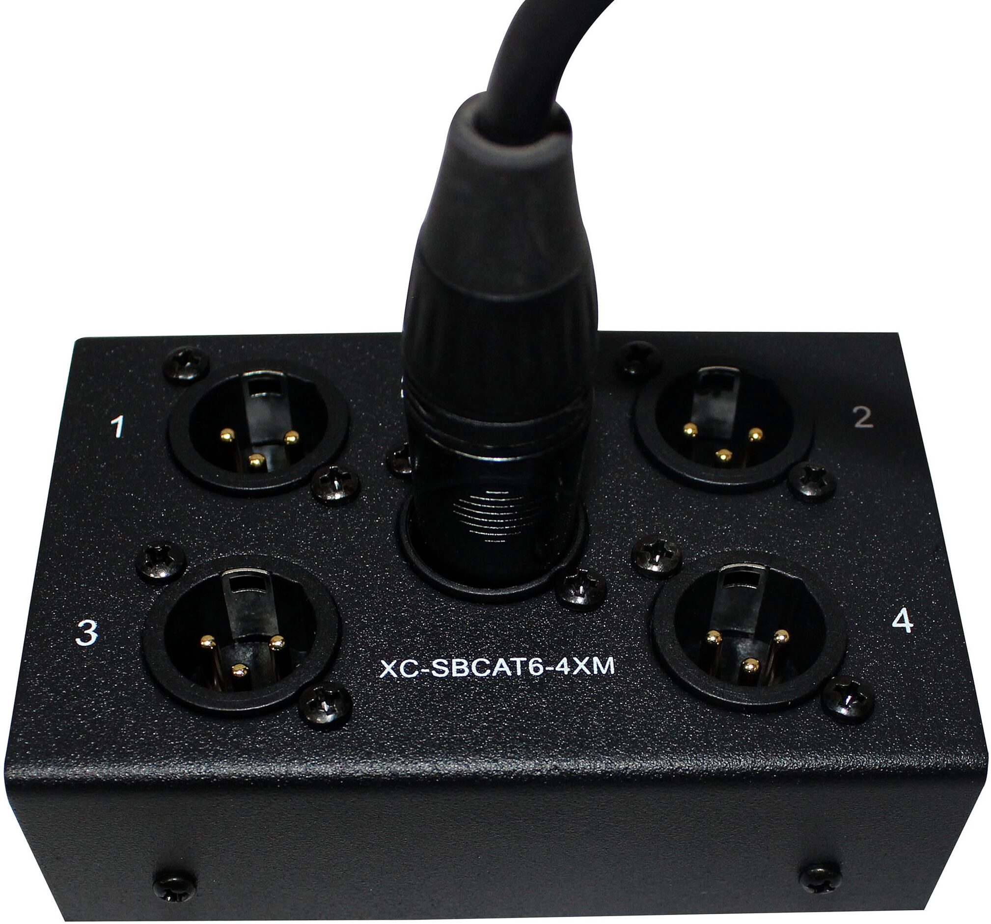 ProX XLR-M CAT6 Audio/DMX Snake Box, 4-Channel | zZounds