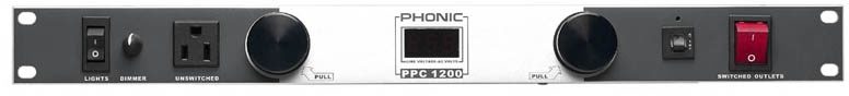 Phonic PPC1200 Power Conditioner with Lights and Voltmeter