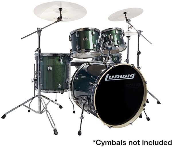 Ludwig Element Evo Complete Drum Kit (5-Piece) | zZounds
